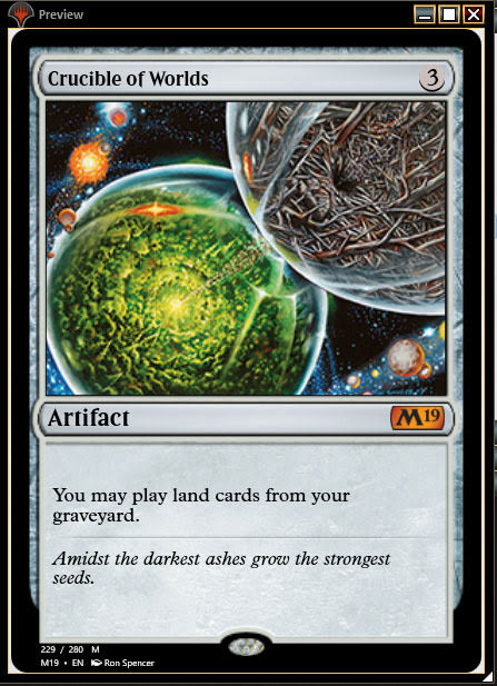 Magic the Gathering Adventures: M19 Brawl Deck [8]: Kefnet {Blue Artifacts}