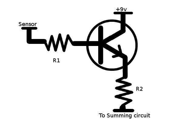 Hobby Circuits: Water level monitor using transistor based sensor