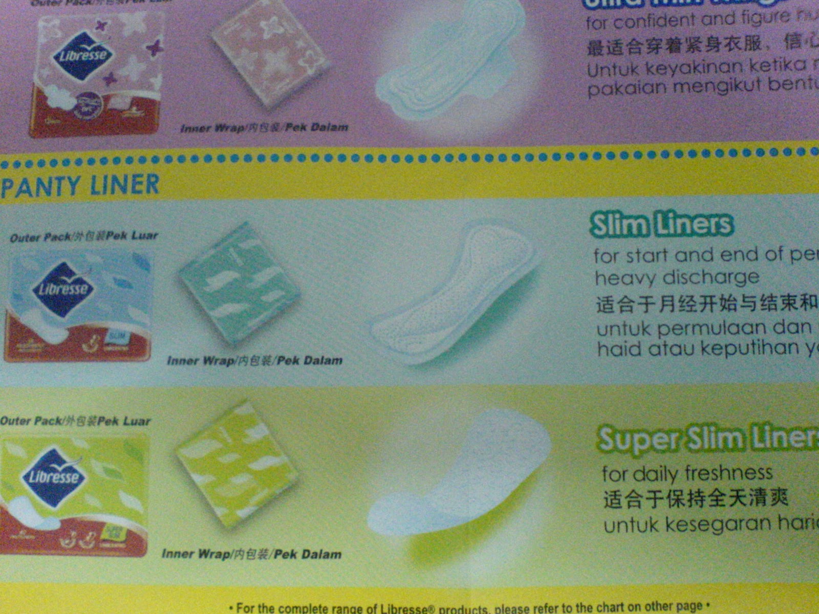 Free Samples; Libresse - Pad & Pantyliner ~ A Beginning Of Life