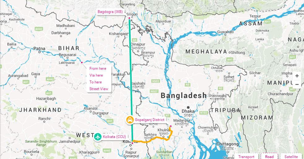 Gopalganj District: gopalganj district map bangladesh