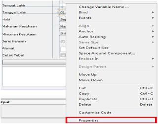 Membuat Form Biodata Pada Netbeans | Jazuly