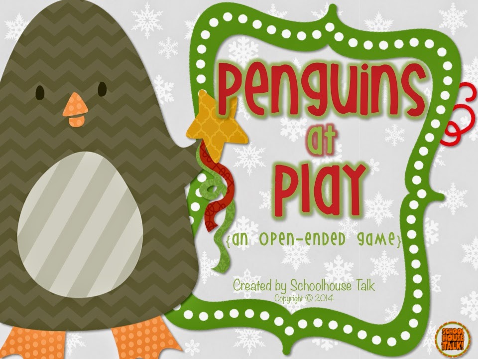 Schoolhouse Talk!: Penguins at Play {FREEBIE}