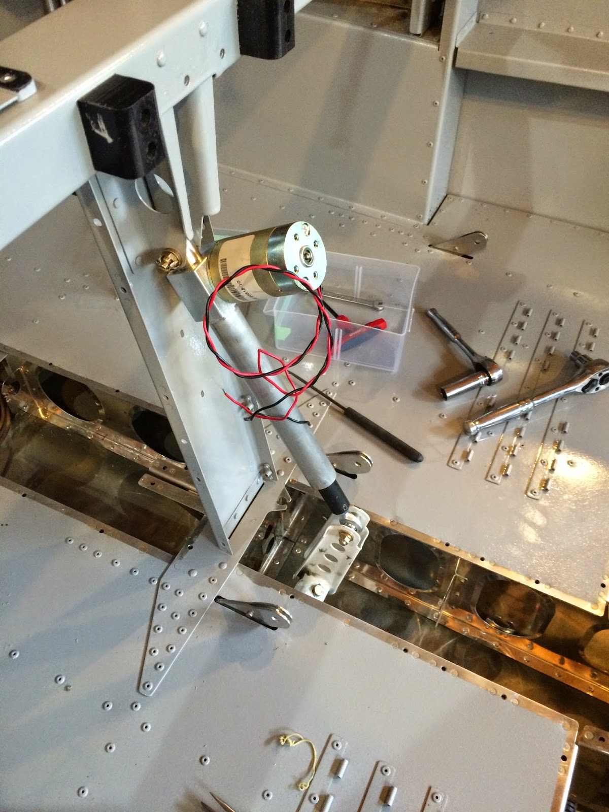 Gordon's RV14 Build: Flap controls instal and Panel construction begins