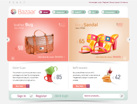 Free Joomla Premium Templates and Extention 2012: BT Bazaar Template ...