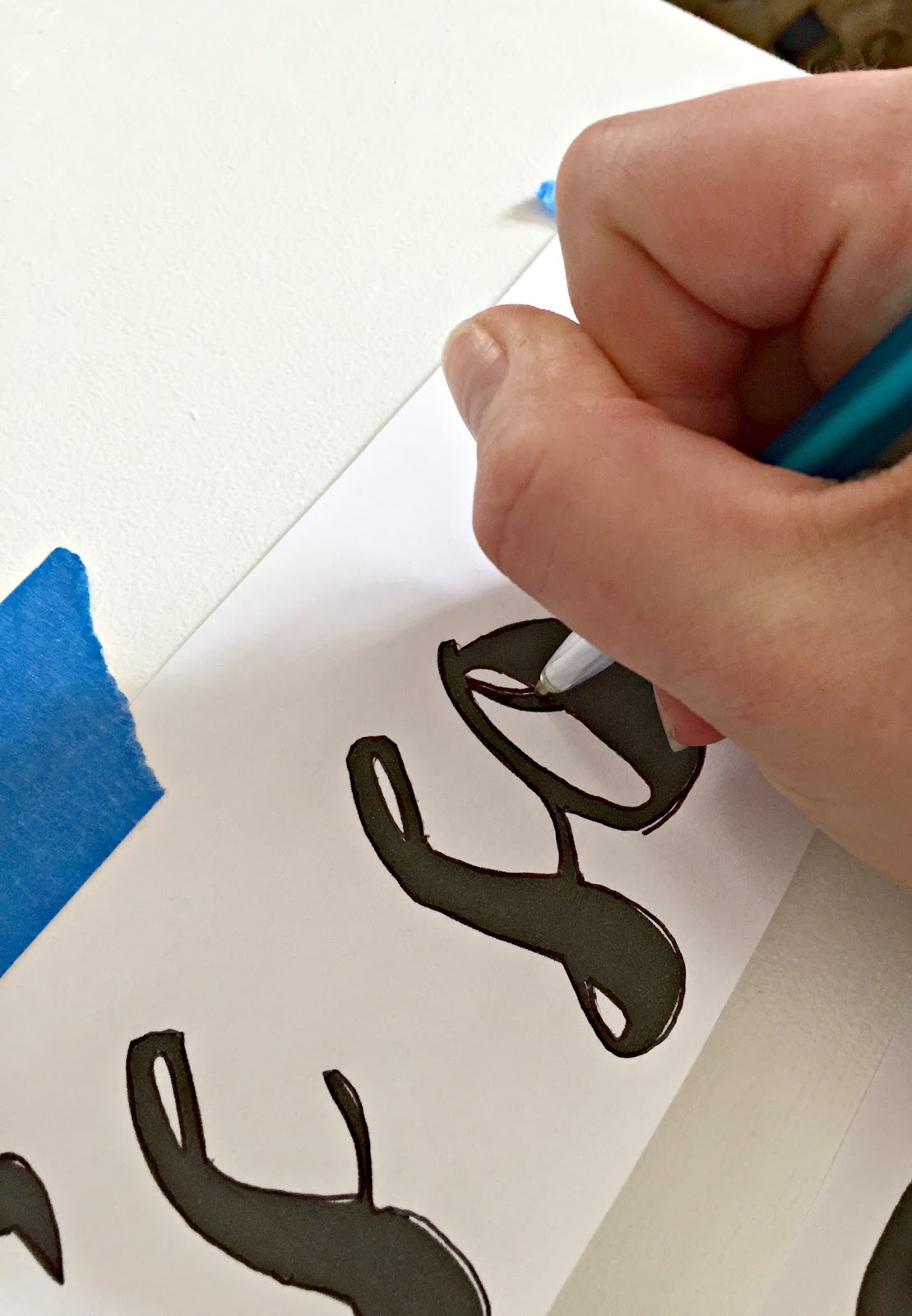 How to make hand lettered art for cheap | Thrifty Decor Chick | Thrifty ...