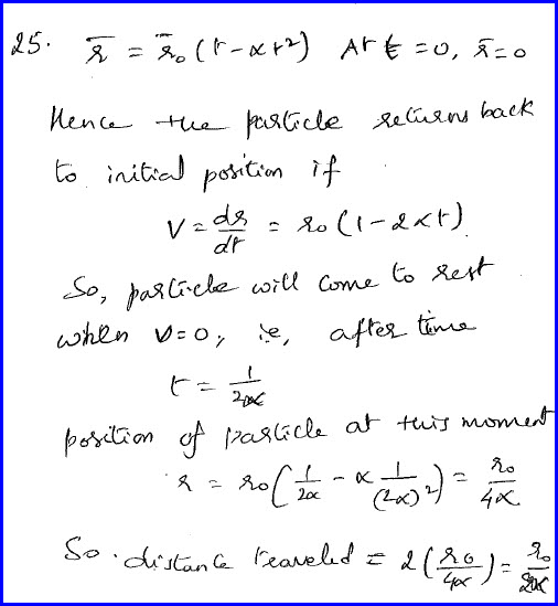 Motion in One Dimension Problems with Solutions Eleven | IIT JEE and ...