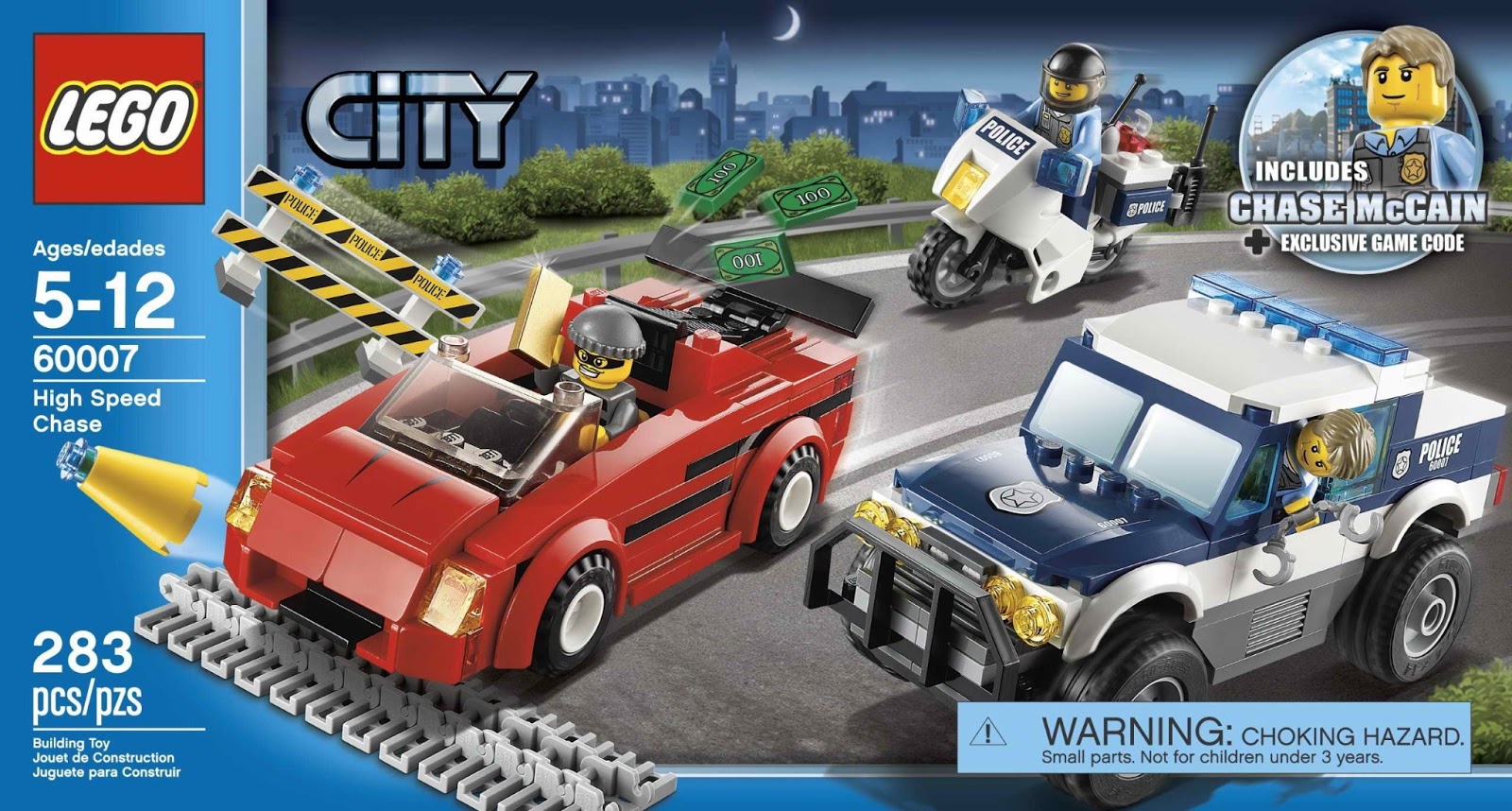 oneTWOBRICK.com: set database: LEGO 60007 high speed chase