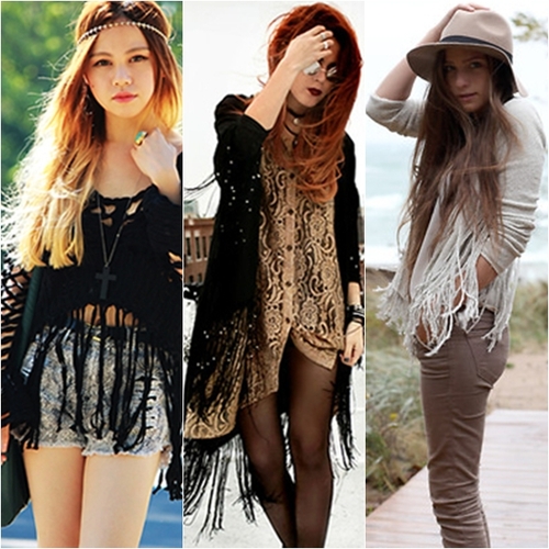 Franjas: Daqui a pouco voltando a moda, prepare-se | Refugio da Moda