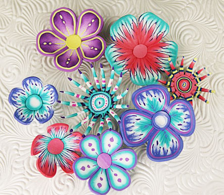 Kristie Foss Creations: Making Fantasy Flowers with Carol Simmons