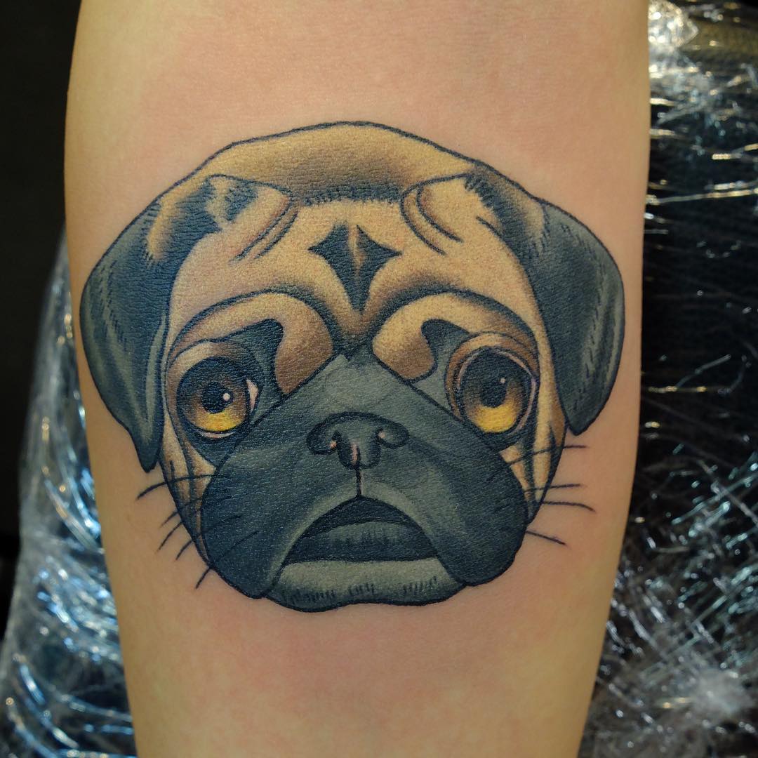 Tatuagens inspiradas em adoráveis Pugs | Marte é para os Fracos