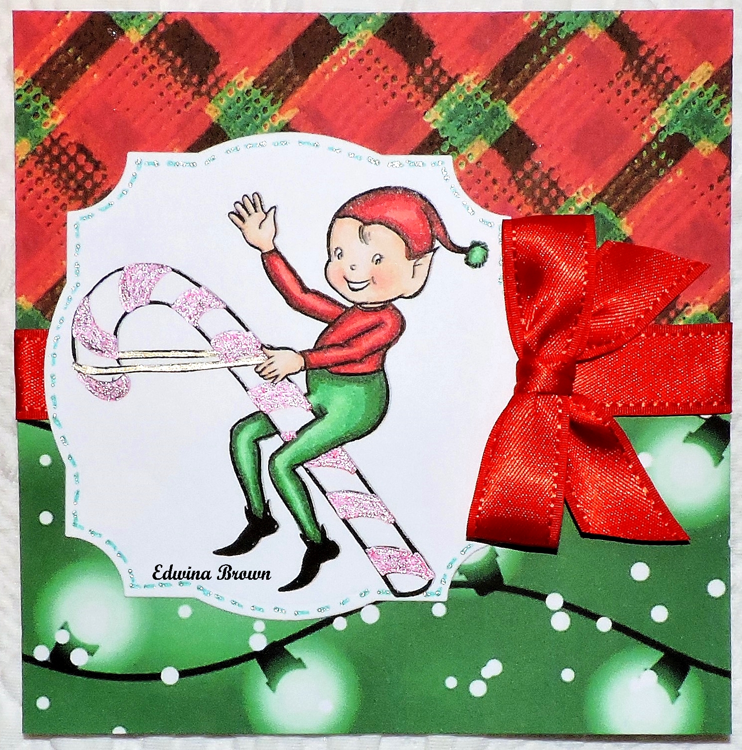 Edwina s Creations Elf Christmas Card edwina-s-creations-elf-christmas-card