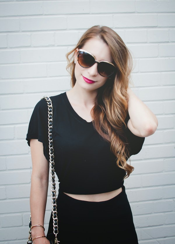 OOTD - Crop Top and Swing Skirt | La Petite Noob | A Toronto-Based ...