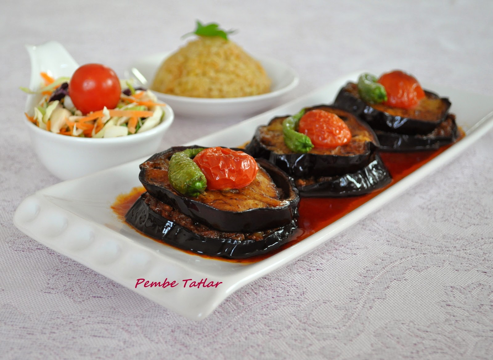 Pembe Tatlar: Patlıcan Musakka