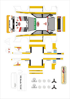 SP. Papel Modelismo: PaperCraft - HB Audi Team
