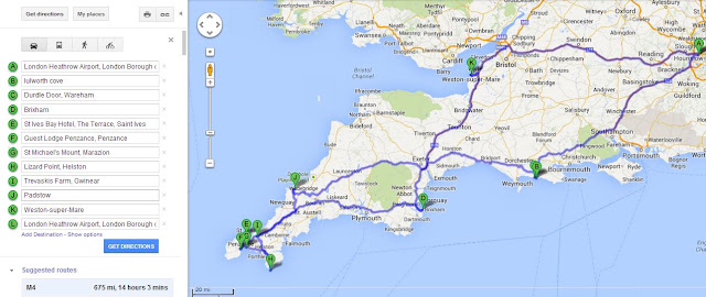 Roller coaster!: Cornwall Road trip