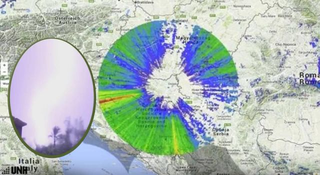 Weather radar anomalies seen over Croatia two days before Europe’s ...