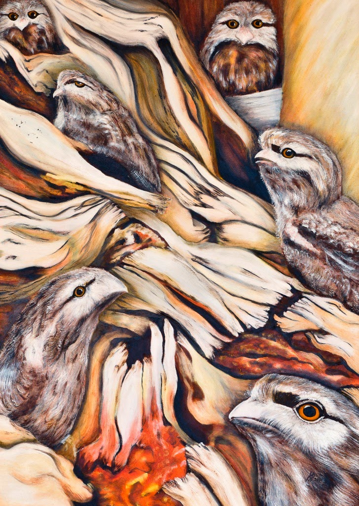 "Tawnies" oil paintings by Susan Parsons November7-27