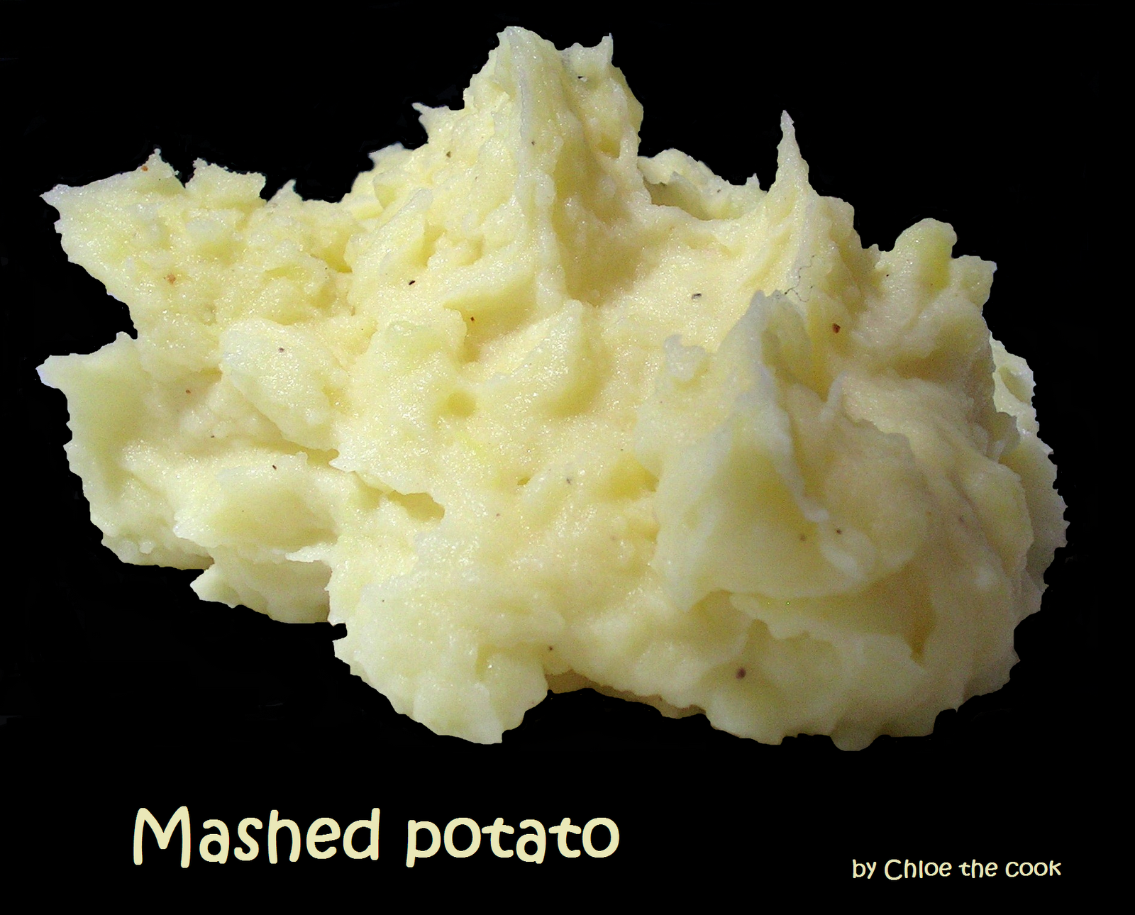Chloe the cook: Mashed potato (puré de patatas al estilo inglés)