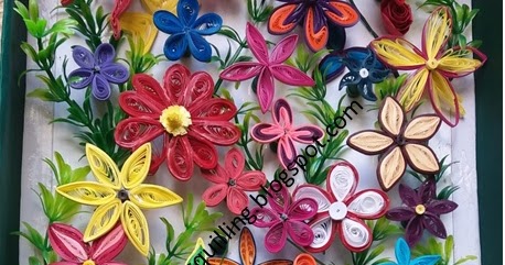 Welcome to the world of Archana's Quilling Art: Quilling Flower Bouquet