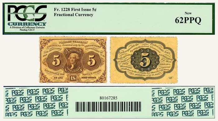 TreasuredStocks.com: Fractional currency notes (fractionals) and the US ...