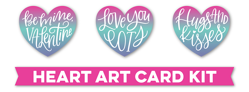 Stamping A Latte: Heart Art Card Kit Release!