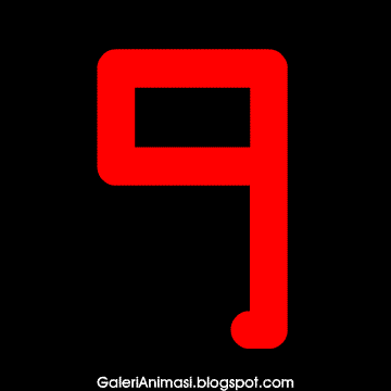 Angka font OCR A Extended Animasi gambar bergerak untuk powerpoint