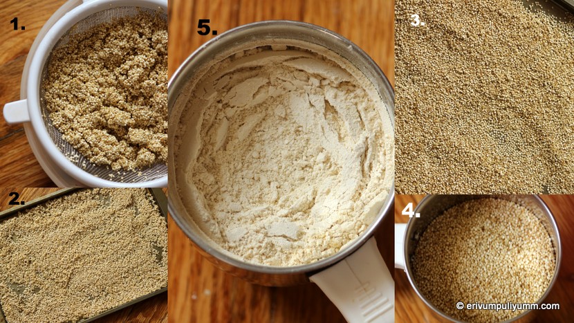 Erivum Puliyum: How to make your own Quinoa flour at home?? | Quinoa ...