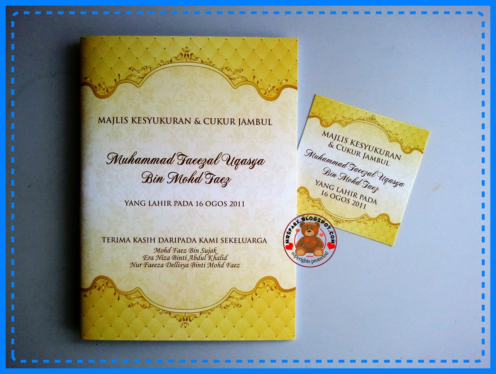 ♥ Kastem Made Yassin & Sticker - Mrs Faez