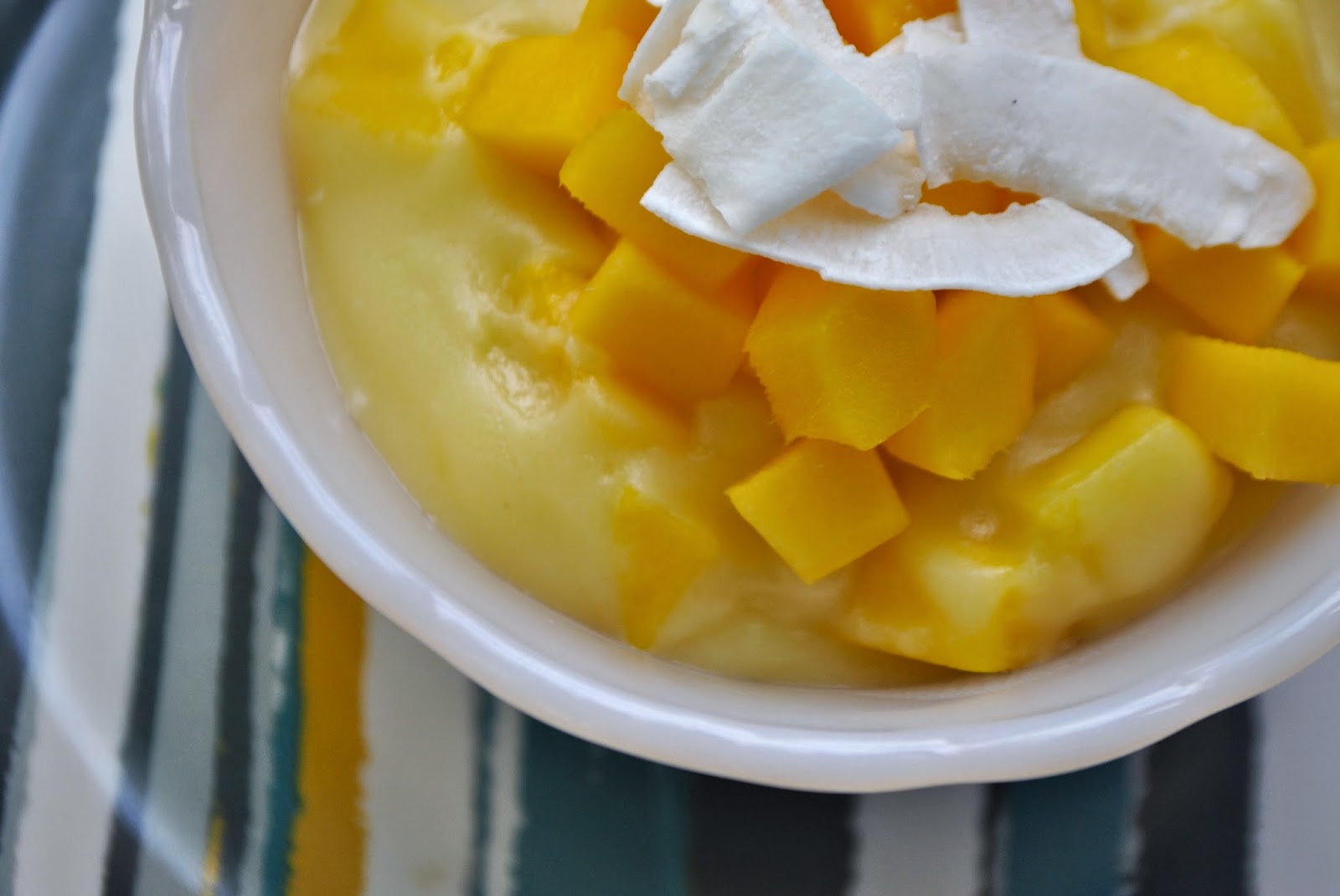 Recipe Doodle: COCONUT MANGO PUDDING