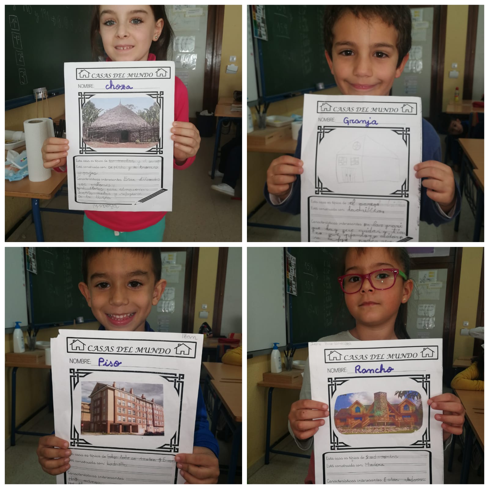 1º Ciclo Competencia Comunicativa: CASAS DEL MUNDO