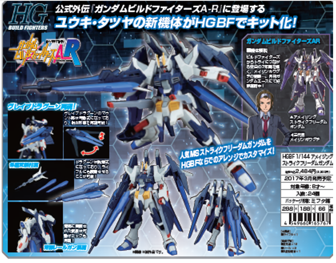 HGBF 1/144 Amazing Strike Freedom Gundam - Release Info, Box art and ...