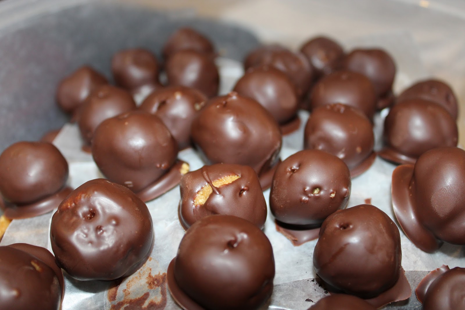 Growing to Four: Goobers - Chocolate Peanut Butter Balls
