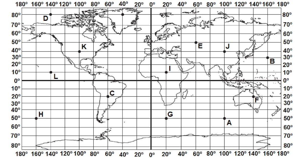 Atividades De Coordenadas Geográficas - RETOEDU
