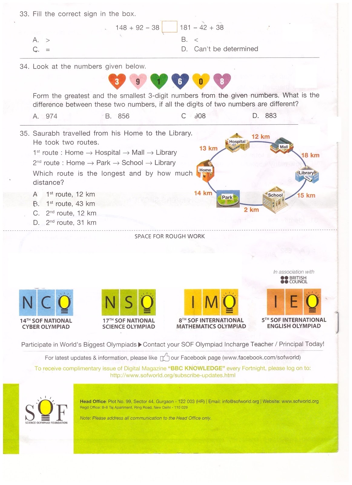 Athreya Kidambi - Kavitha Kidambi: INTERNATIONAL MATH OLYMPIAD - GRADE ...