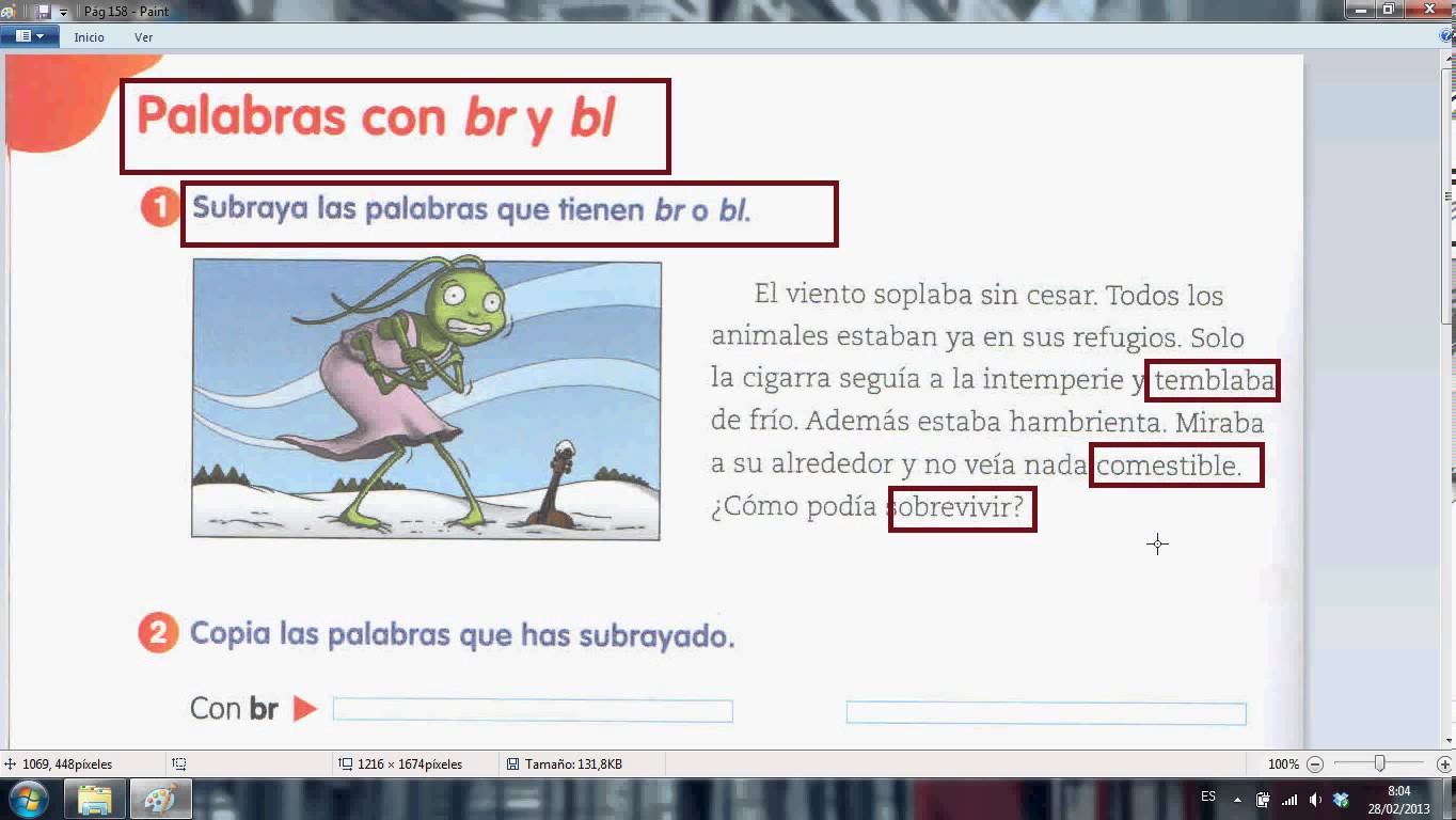 SPANTEXAS: Palabras con cr,fr,tr,br,pr,gr,dr