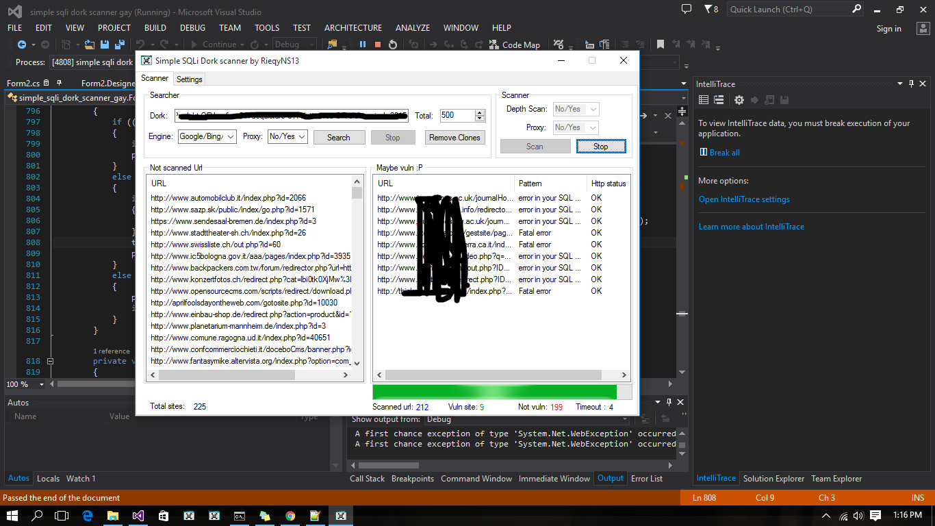 Simple Sqli Dork Scanner V2 1 By Rieqy ~ Nishinoyablog