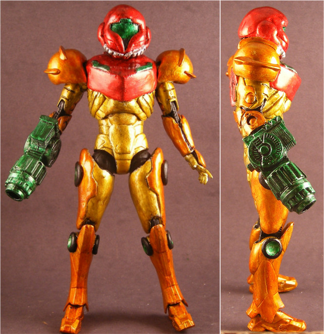 Comedian Viet's Custom Toys: Samus Action Figure Redesign