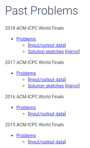 Good Day To Code Acm Icpc World Finals 문제 정리