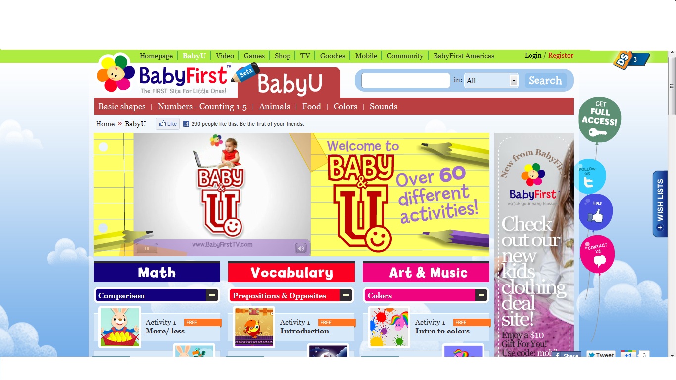 Our English Corner: BABY U - A WORLD OF FUN FOR YOUR KIDS