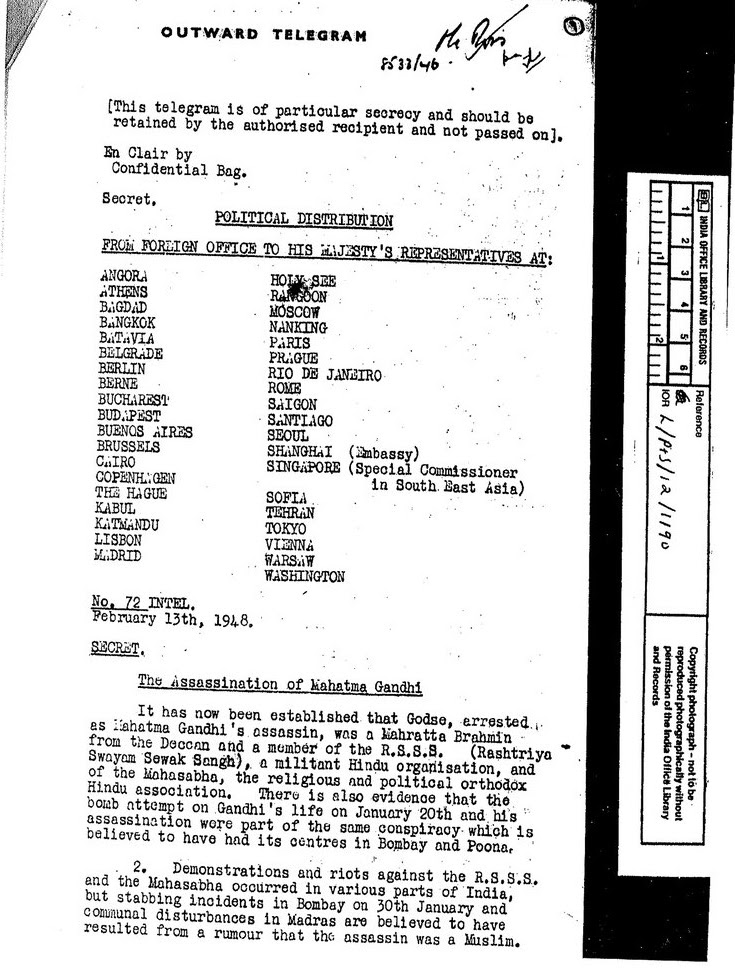 Nathuram Godse Letter