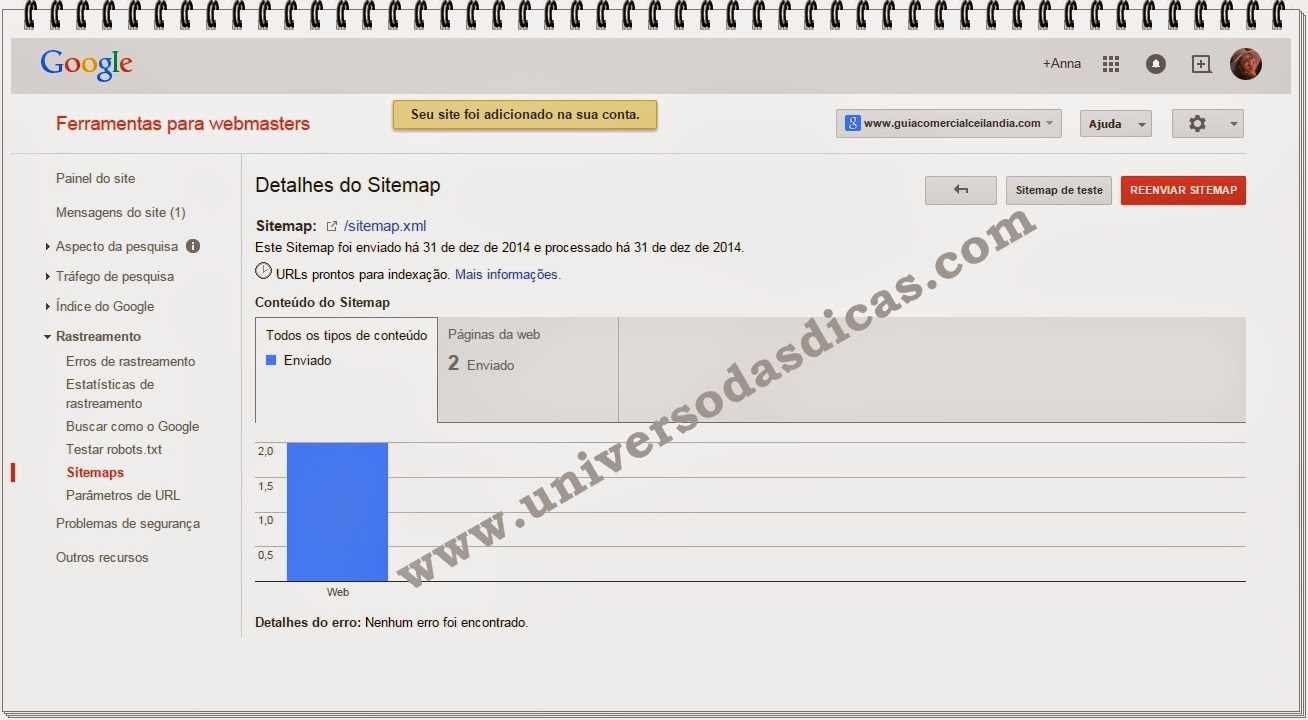 Como criar e cadastrar Sitemap XML no Blogger