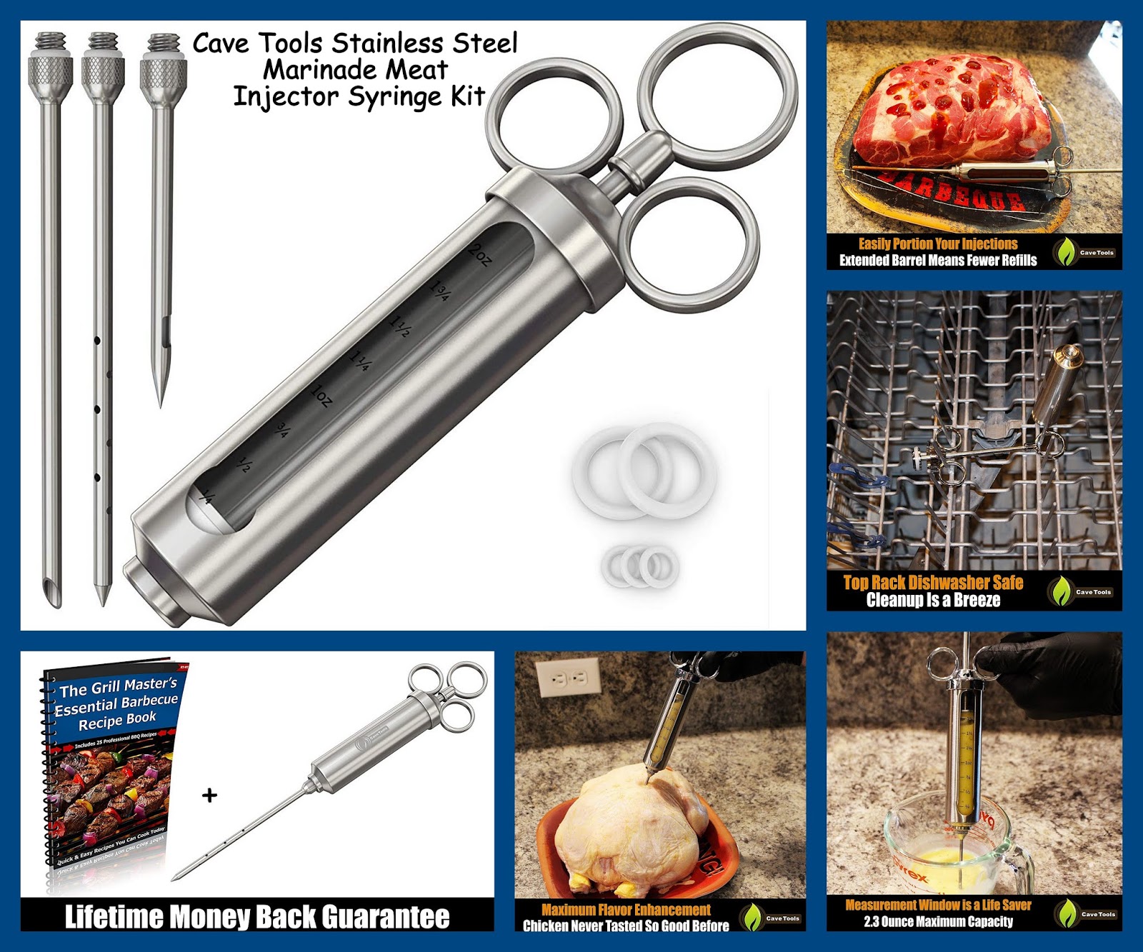 Eccentric Eclectic Woman: Cave Tools Marinade Meat Injector Syringe Kit ...
