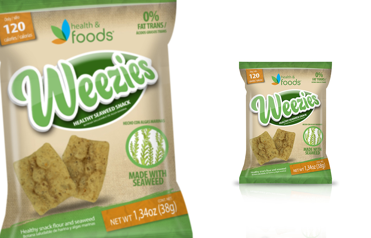 Weezies Healthy Snack Seaweed – Packaging Of The World