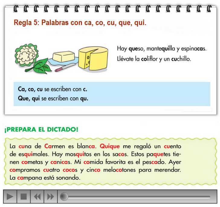 EL BLOG DE SEGUNDO: PALABRAS CON "CA, CO, CU, QUE Y QUI"