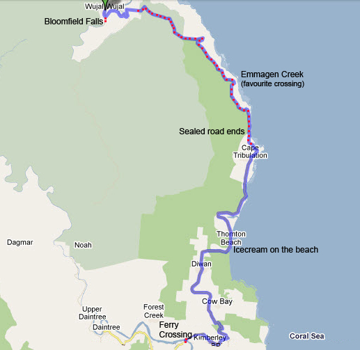 Caravan of Courage 2011: Wonga ... The Daintree and CapeTribulation ...