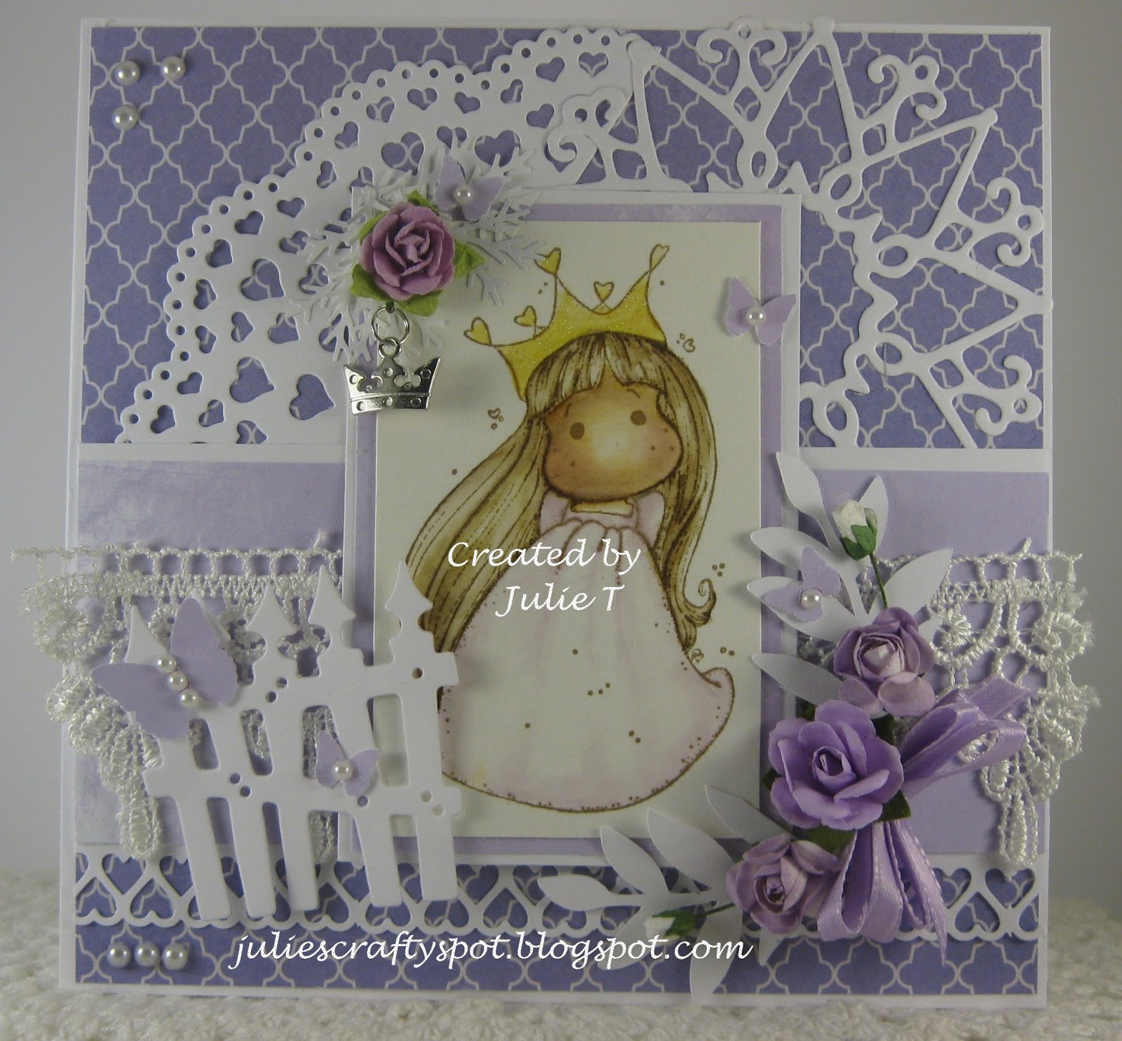 Julie's Crafty Spot: Princess card