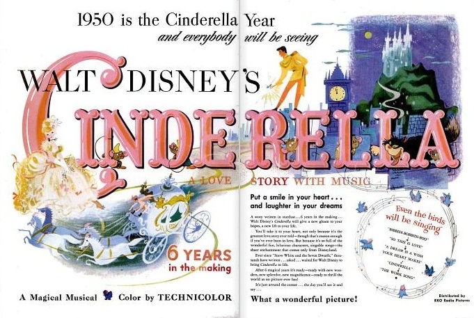 classic Disney: 1950 ARTWORK FOR CINDERELLA