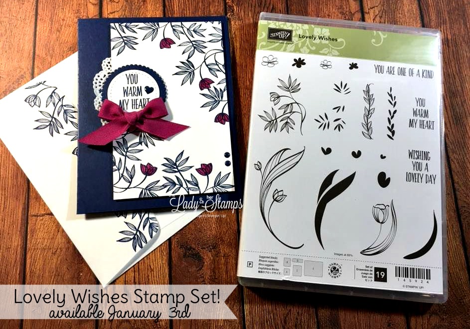 Lovely Wishes! A Brand NEW Stamp Set! - the Lady & Her Stamps