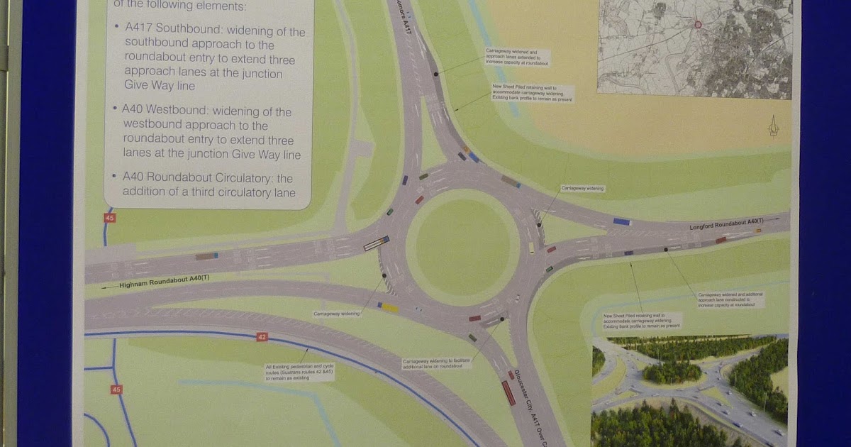 Maisemore Parish Council: Over roundabout plans on show