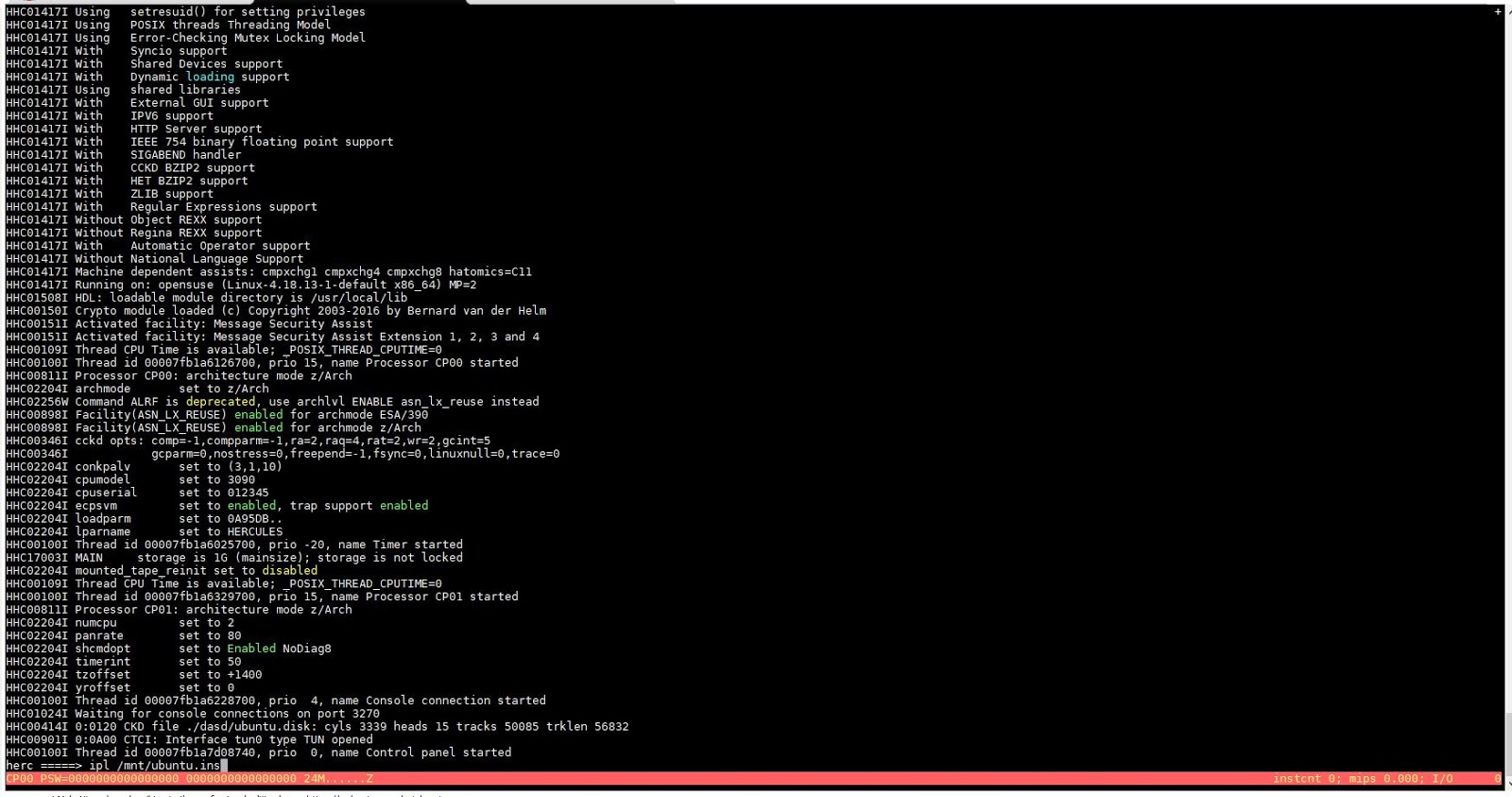 Bionic Beaver on Z/Architecture: My Personal Mainframe IBM S/390 ...